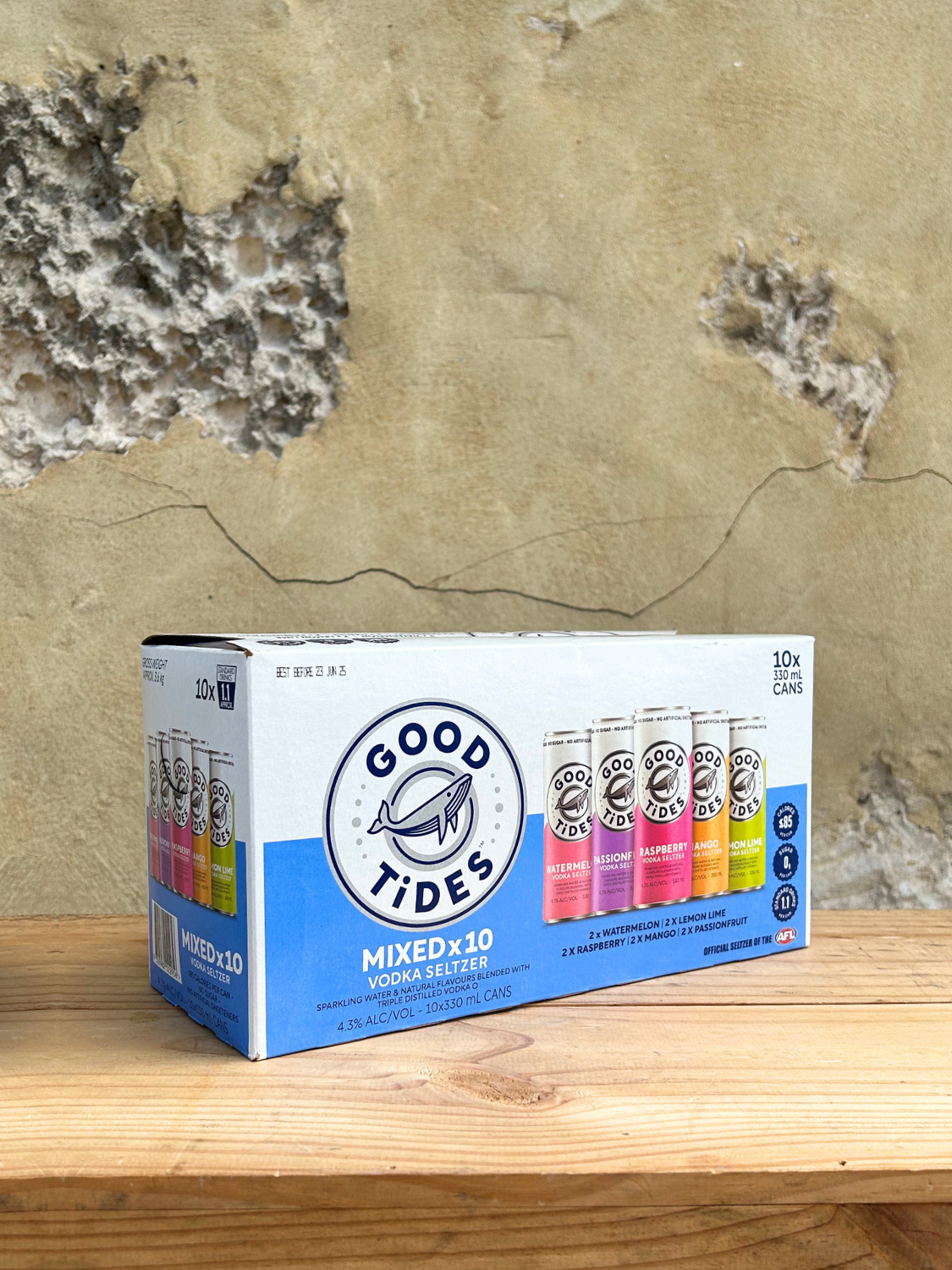 Good Tides Mixed Vodka Seltzer 10 Pack – Old Bridge Cellars