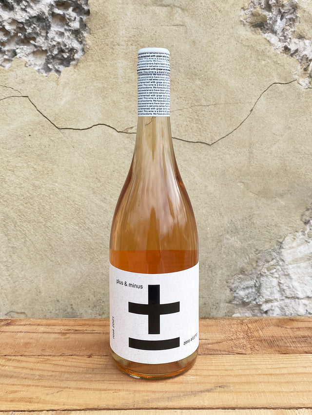 Plus & Minus Rosé Zero Alcohol 2024 – Old Bridge Cellars
