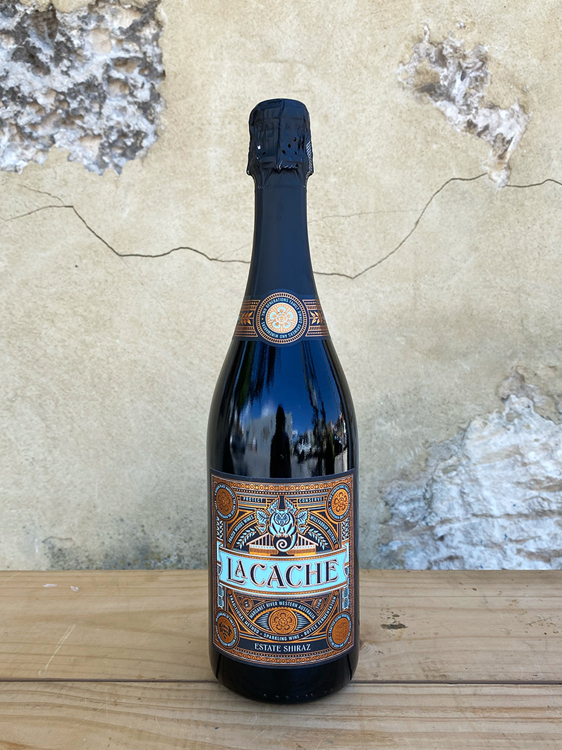 La Cache Sparkling Shiraz 2009 – Old Bridge Cellars